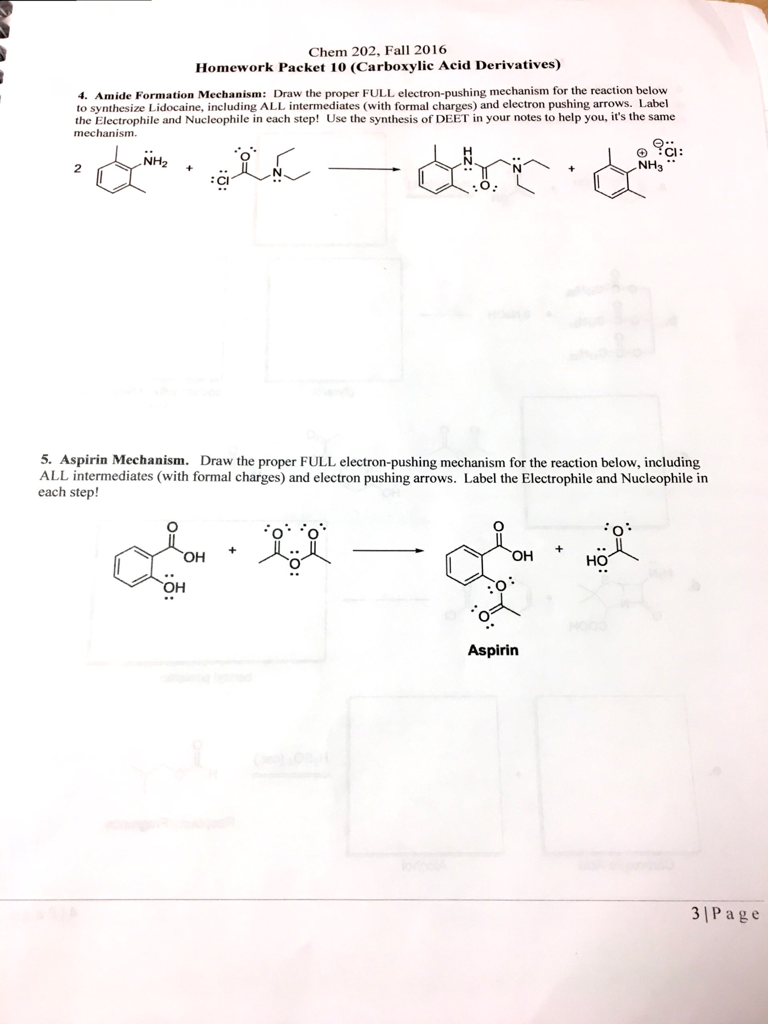 Solved Draw the proper FULL electron-pushing mechanism for | Chegg.com