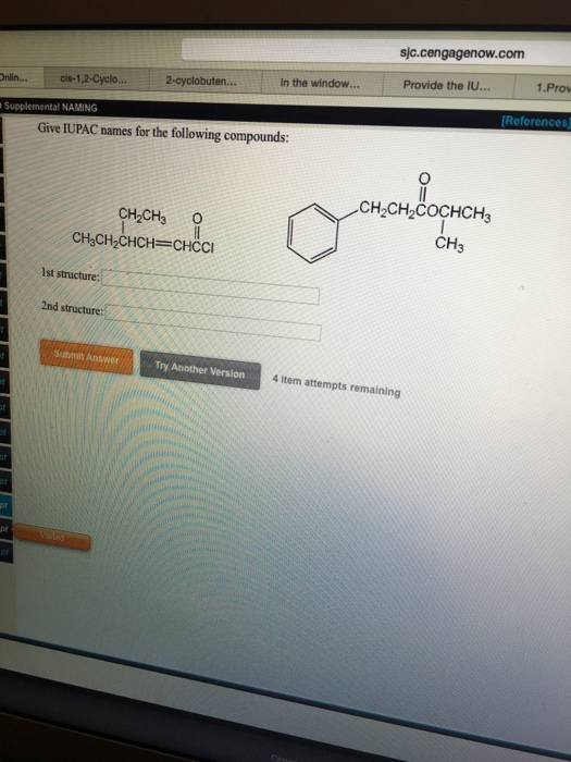 Solved Give IUPAC names for the following compounds: | Chegg.com