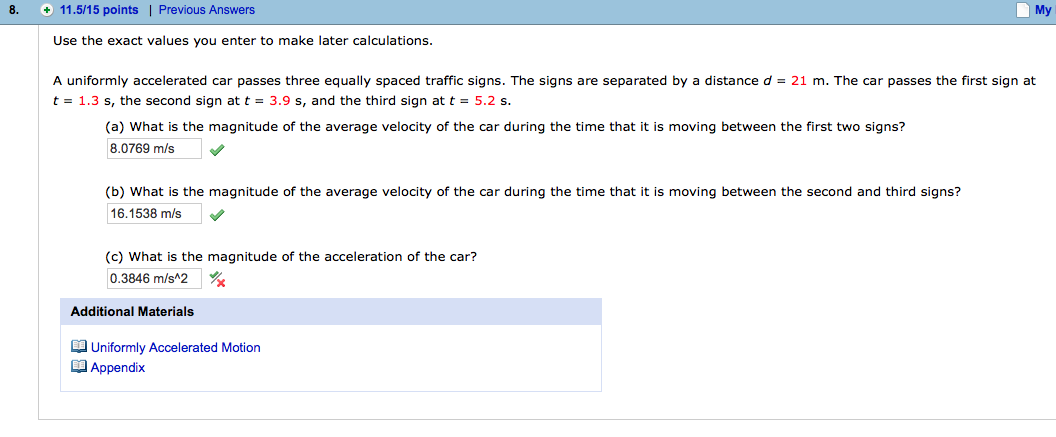 Solved Use the exact values you enter to make later | Chegg.com