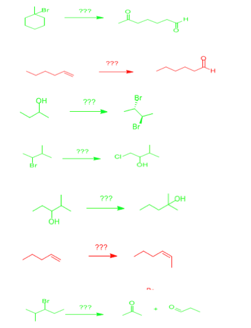 Solved Below are multi-step synthesis problems, each problem | Chegg.com