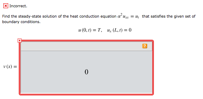 Solved Find the steady-state solution of the heat conduction | Chegg.com