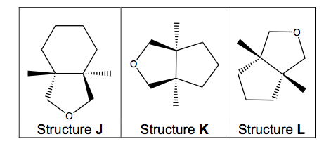 Solved Structure J StructureKStructure L | Chegg.com