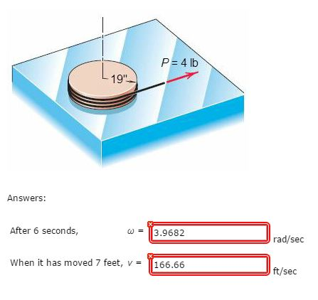 The 41-lb solid circular disk is initially at rest on | Chegg.com