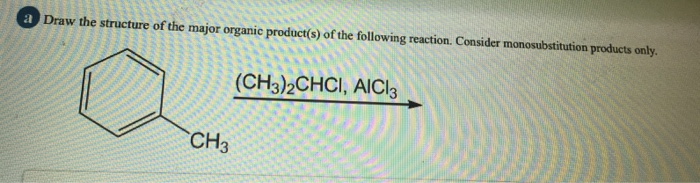 Solved Draw the structure of the major organic product(s) of | Chegg.com