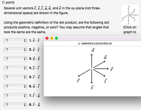Solved Several unit vectors r, s, t u, n, and e in the | Chegg.com