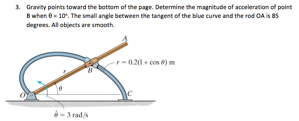 Solved Gravity points toward the bottom of the page. | Chegg.com