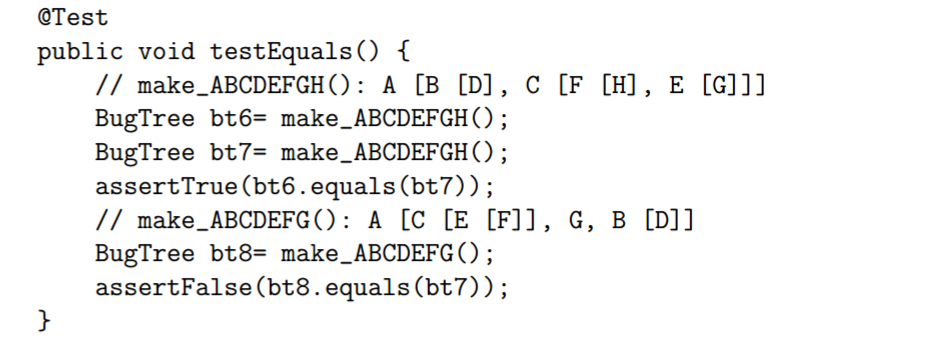 6 Function Bug Tree. equals The children of a BugTree | Chegg.com