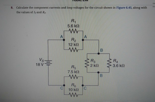 Solved 175 Calculate the component currents and loop | Chegg.com