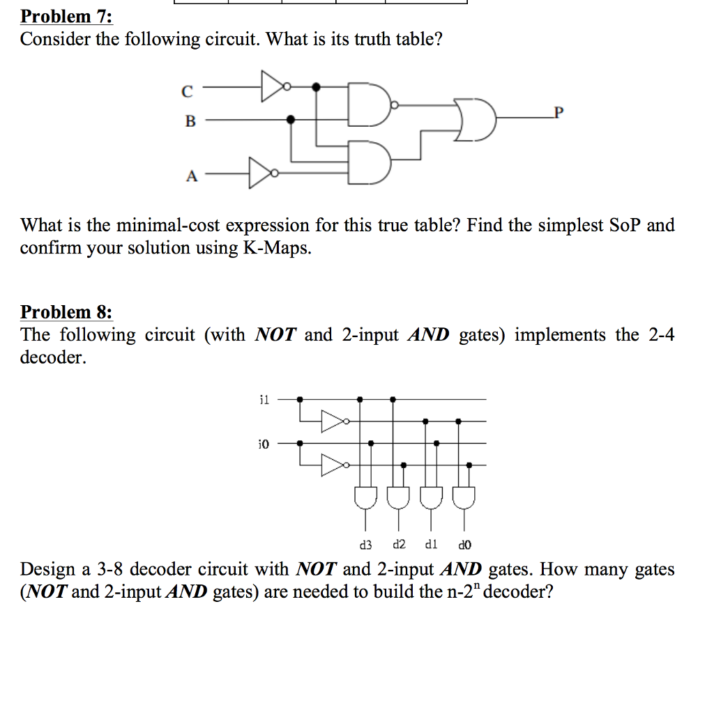 Solved Problem 1 Simplify The Following Equations Using