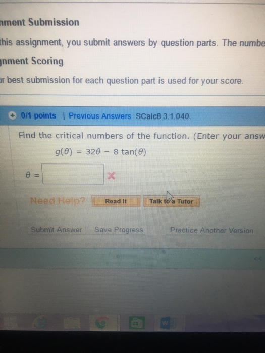 Solved This assignment, you submit answers by question parts | Chegg.com