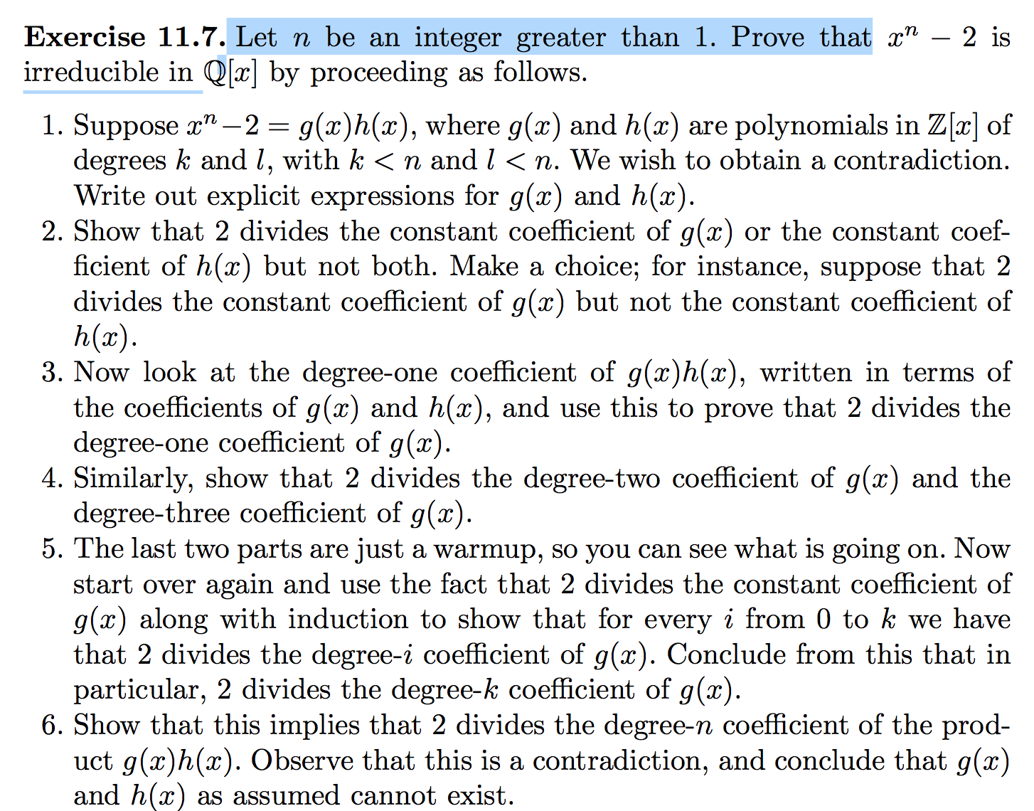 Solved Exercise 117 Let N Be An Integer Greater Than 1