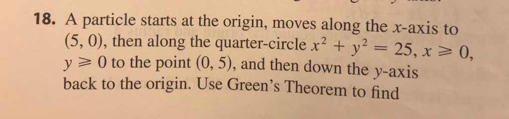 Solved 18. A particle starts at the origin, moves along the | Chegg.com