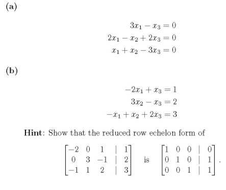Solved Apply Gaussian elimination to an appropriate | Chegg.com