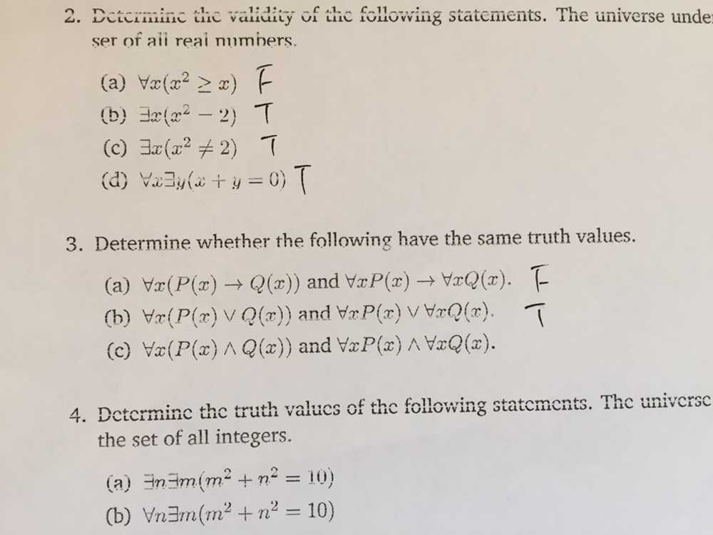 Solved Determine the validity of the following statements. | Chegg.com Solved Determine the validity of the following statements. | Chegg.com