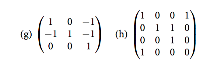 Solved 5. Put the following matrices in canonical form: (1 0 | Chegg.com