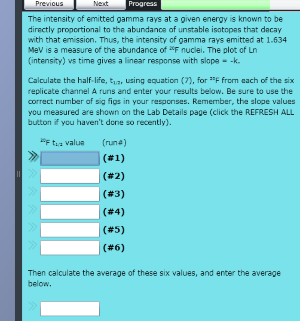 Solved You Input A1 slope A2 slope A3 slope A4 slope A5 | Chegg.com