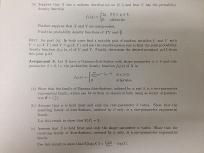 Solved A random variable X has a uniform distribution on the | Chegg.com