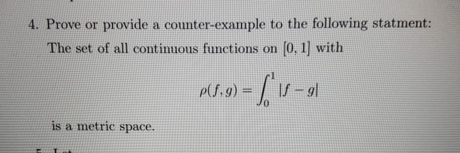 Solved 4. Prove or provide a counter-example to the | Chegg.com