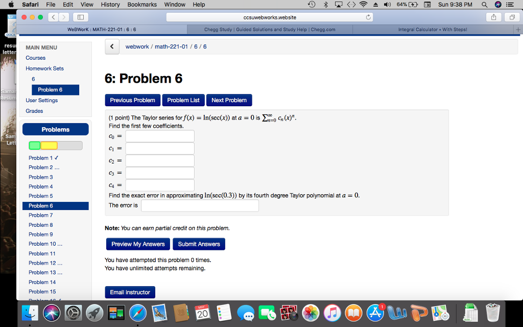 Solved Safari File Edit View History Bookmarks Window Help | Chegg.com