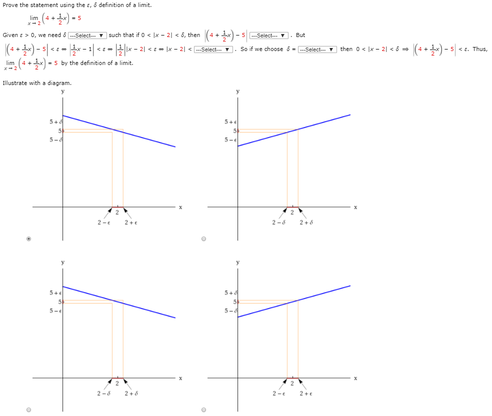 Solved Prove the statement using the ε, δ definition of a | Chegg.com