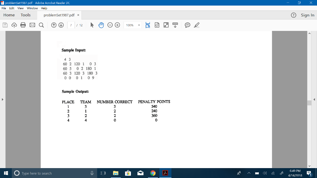 Solved Do you remember how this contest is going to be | Chegg.com