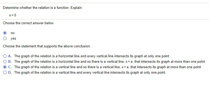 Solved Determine Whether The Relation Is A Function 2971