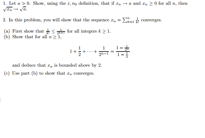 Solved Let alpha > 0. Show, using the epsilon, no | Chegg.com