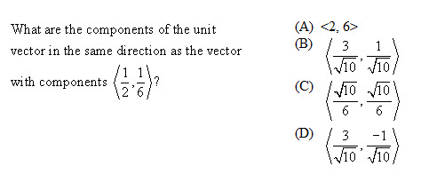 Solved What are the components of the unit vector in the | Chegg.com