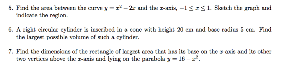 Solved 5. Find the area between the curve y = x2-2x and the | Chegg.com