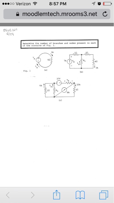 Solved Determine the number of branches and nodes present in | Chegg.com
