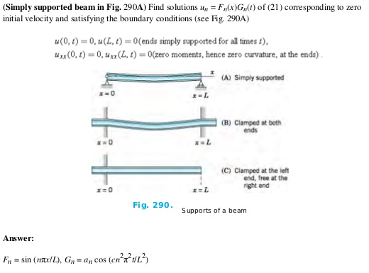 Solved Find solutions un=Fn(x)gn(t)of(21)corresponding to | Chegg.com