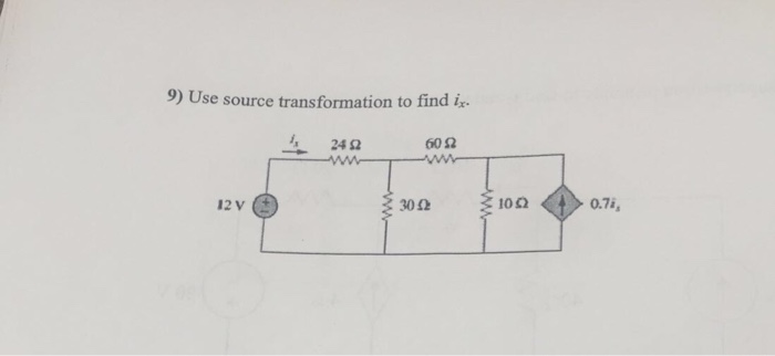 Solved Use source transformation to find i_x. | Chegg.com