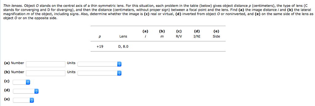 Solved Thin lenses Object O stands on the central axis of a | Chegg.com