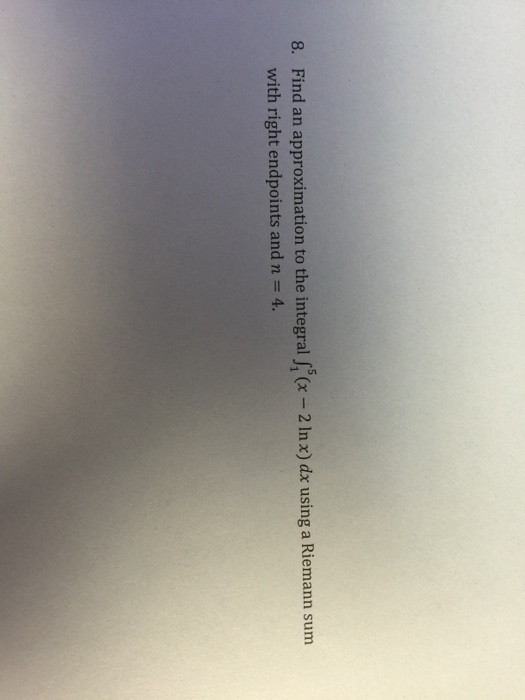 Solved Find an approximation to the integral integral_1^5 (x | Chegg.com