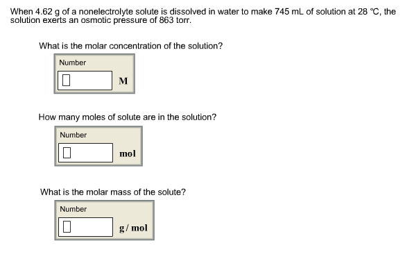 Solved When 4.62g of a nonelectrolyte solute is dissolved in | Chegg.com