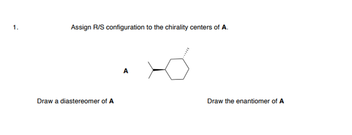 Solved Assign R/S configuration to the chirality centers of | Chegg.com