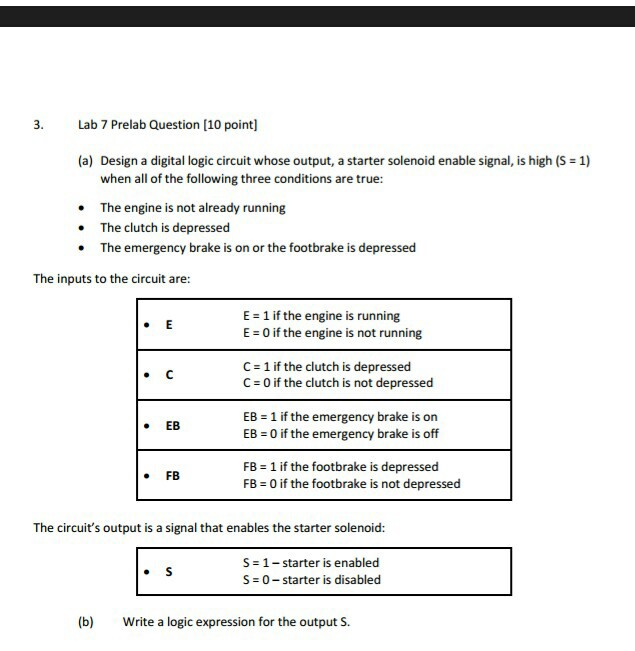 Solved Design a digital logic circuit whose output, a | Chegg.com