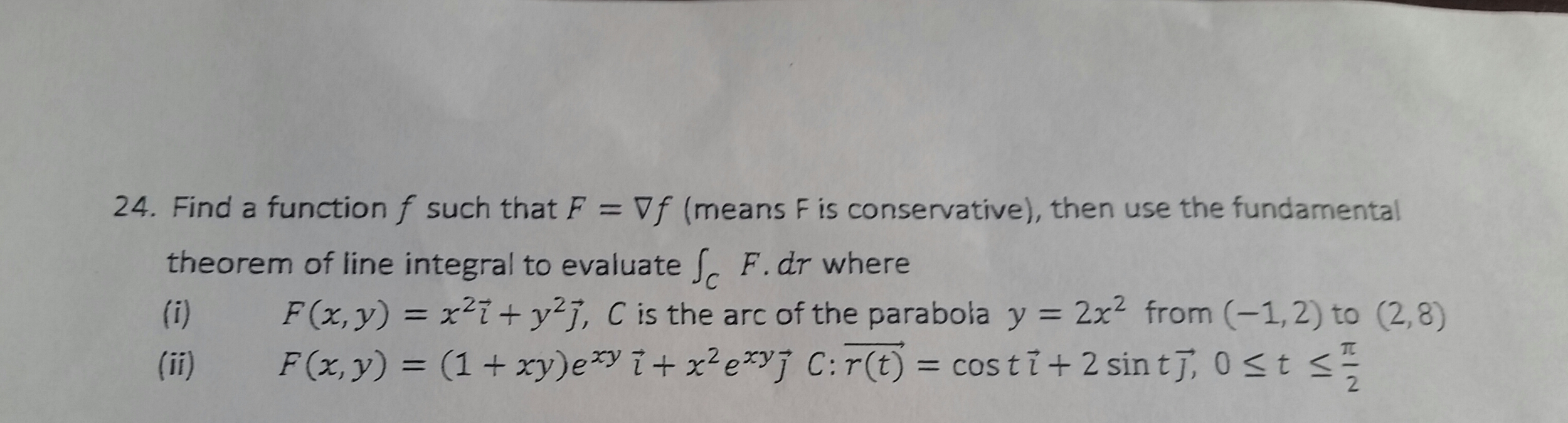 Solved Find a function f such that F = f (means F is | Chegg.com