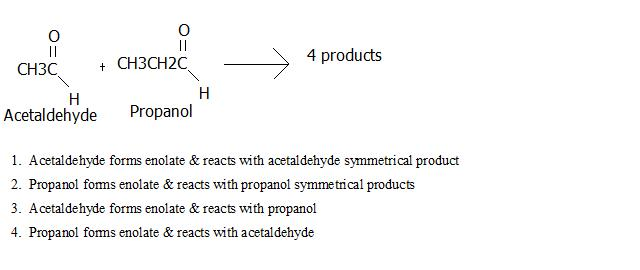 Solved Acetaldehyde forms enolate & reacts with acetaldehyde | Chegg.com