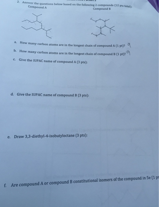 Solved Answer the questions below based on the following 2 | Chegg.com