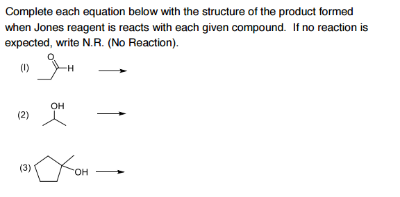 Solved Complete each equation below with the structure of | Chegg.com
