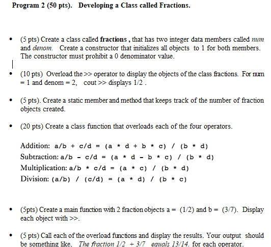 Solved Program 2 (50 pts). Developing a Class called | Chegg.com