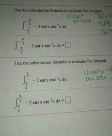Solved Use the substitution formula to evaluate the | Chegg.com