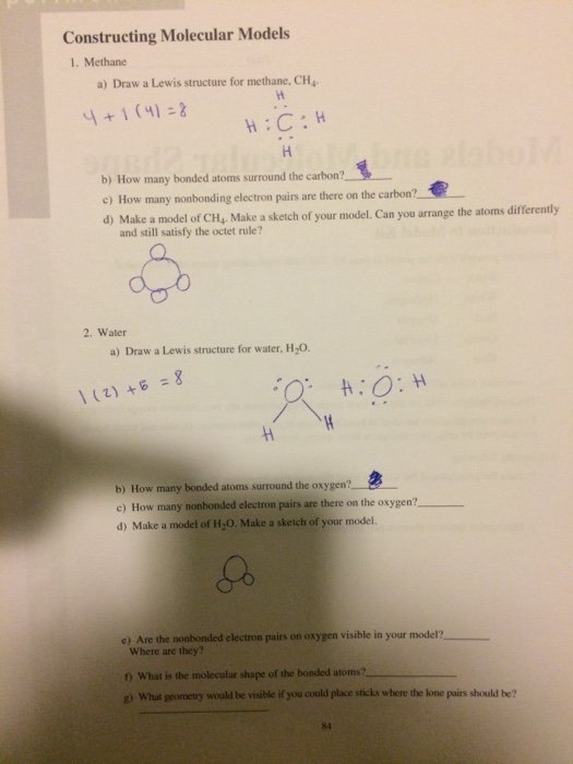 Solved Draw a Lewis structure for methane, CH_4. How many | Chegg.com