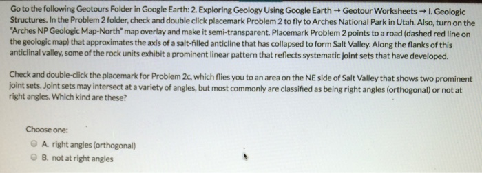 Solved Go to the following Geotours Folder in Google Earth: | Chegg.com