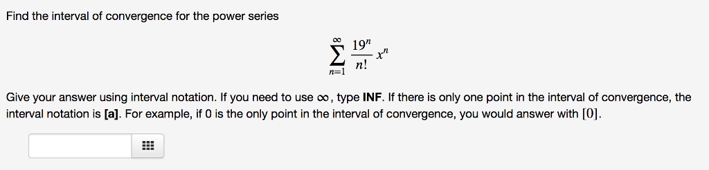 Solved Find the interval of convergence for the power series | Chegg.com