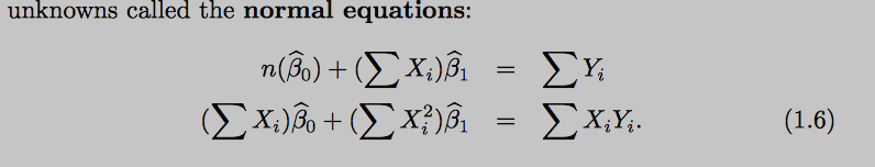 Solved 1.12. Obtain the normal equations and the least | Chegg.com