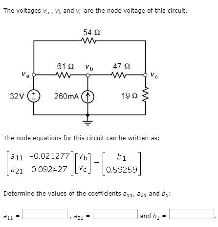Solved The voltages va , vb and vc are the node voltage of | Chegg.com