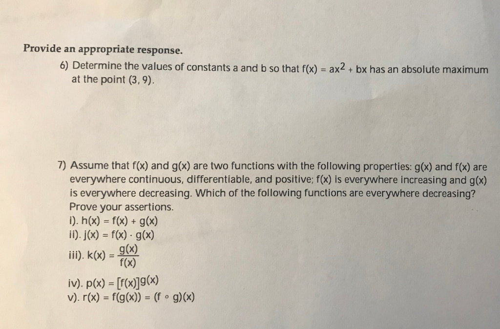 Solved Provide an appropriate response. 6) Determine the | Chegg.com