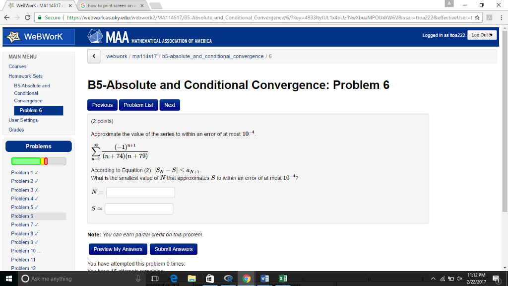 Solved Approximate The Value Of The Series To Within An